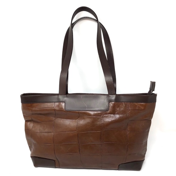 Falor | Bags | Falor Brown Leather Tote Purse Made In Italy | Poshmark
